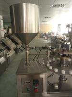 China 30B/Min 50ml Tube Sealing And Filling Machine , 1.7KW Cream Tube Filling Machine for sale