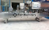 China 7.5KW 5400B/H Cup Filling Sealing Machine For Liquid Water Plastic 6 Cups 380V for sale