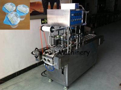 China 1800B/H 220VAC Cup Filling Sealing Machine For Mango Juice 4KW for sale
