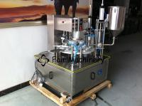 China 0.7MPa 800cups/H Cup Filling Sealing Machine Auto Rotary 50HZ for sale