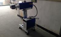 China 12000mm/S 110V Flying Fiber Laser Marking Machine , 30W Laser Coder Machine for sale