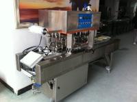 China 900P/H 3.6KW Plastic Food Container Sealing Machine Yogurt Filling 500kg for sale