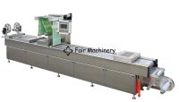 China 10KW 60m3/H Sausage Vacuum Packaging Machine , 0.6mpa Shrink Film Packing Machine for sale