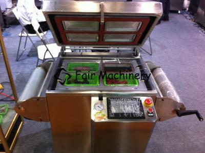 China SGS PLC 2BPM Industrial Vacuum Sealing Machine Packing For Vegetables 50Hz for sale