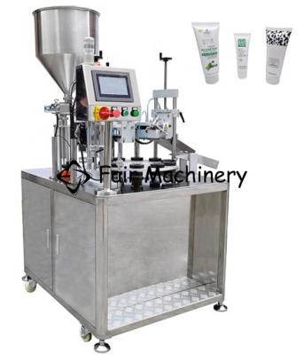 China 3.3Kw SGS Aluminum Tube Filling Machine , 450ml Tube Filler And Sealer for sale
