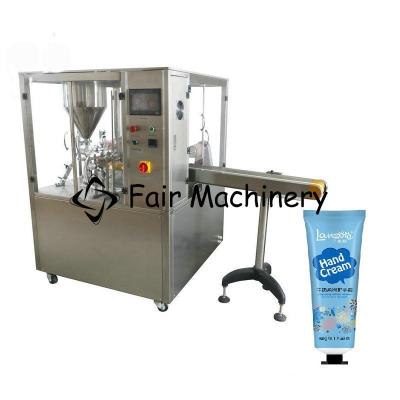 China 3.3Kw SS304 Tube Filling Sealing Machine Soft Plastic Tube 450ml for sale