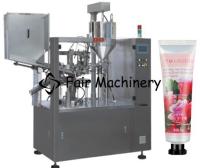 China 75BPM 350ml Plastic Tube Filling And Sealing Machine For Cosmetic Tube 0.5MPa for sale
