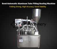 China SGS CE 450ml Tube Filling Sealing Machine Semi Auto Super Glue 0.2CBM/min for sale