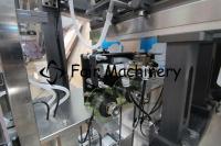 China 50Hz 0.6mpa Shampoo Filling Machine Premade Pack Bag for Shower Gel 60bag/min for sale