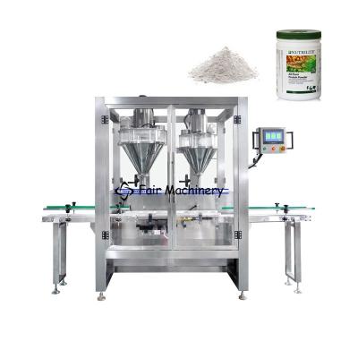 China 30BPM 2.8KW Auger Powder Filling Machine For Corn Flour Protein Powder 60HZ for sale
