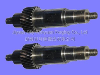 China Marine Forging Transmission Shaft , Motorcycle Gear Forged Steel Shaft  Weight  2.5 tons for sale