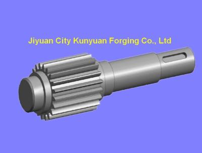 China Railway Transport Gear Shaft 40Cr / 34CrMo4 Industrial Cast Iron Forged Steel Shaft  Diameter 200 - 750 mm for sale