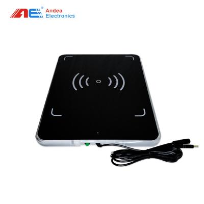 China UHF RFID Integrated Reader Anti Metal Design RFID UHF Desktop Reader RF Power Adjustable For Library Workstation for sale