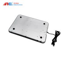 China UHF RFID Integrated Reader Anti Metal Design RFID UHF Desktop Reader RF Power Adjustable For Library Workstation for sale