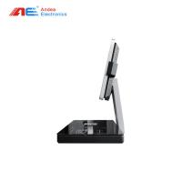China OEM ODM RFID Library Book Borrow And Return Machine Self Service Kiosk With Built-In Thermal Printer Barcode Scanner for sale