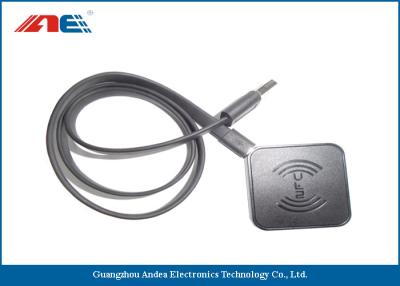 China USB Interface RFID Chip Reader Writer , ICODE ILT Passive RFID Tag Readers for sale