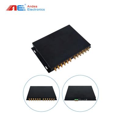 China ISO15693 HF Long Range RFID Reader 13.56MHz With 24 SMA RFID Ethernet Reader Library Book Inventory Management for sale