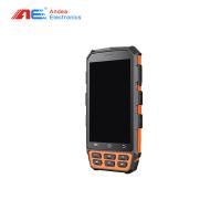 China 13.56MHz RFID Handheld Readers RFID Mobile Terminal With Anti Collision Algorithm for sale