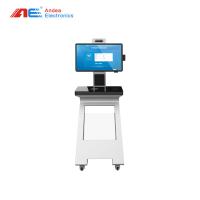 China 24 Inches Library Solution Self Service Machine Self Checkout Kiosk With Wheels In K12 School Library RFID System for sale