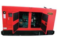 China Red 50Hz PERKINS Diesel Generator Set , Mute Type PERKINS Soundproof Generator for sale