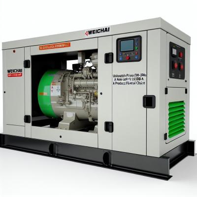 China Unbeatable Prices 500-3000kg Noise Level≤105dB Products Weichai Diesel Generator Set for sale
