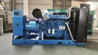 China 1500/1800rpm Rated Speed Weichai  750KVA/600KW Diesel Generator Set with 6M33D725E310 Engine Model and 15.7L/h Fuel Consumption for sale