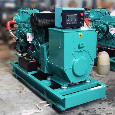 China Electric Marine Diesel Generator Set 50hz 80KW 100kva Cummins 6BTA5.9-GM100 6 Cylinders for sale