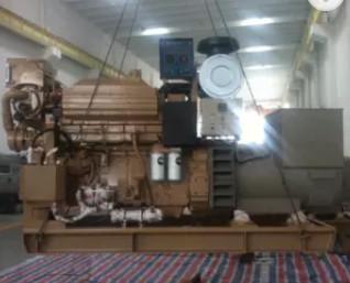 China 6 Cylinders Marine Diesel Generator 1800 RPM Rated Speed Wet Type Exhaust for sale