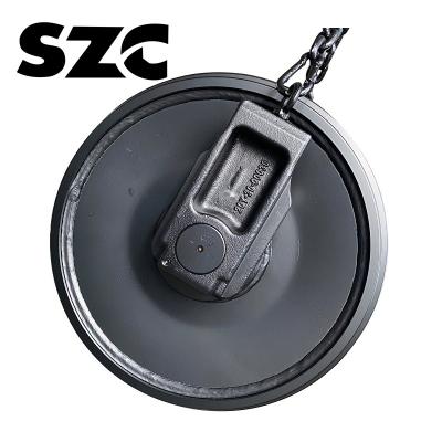 China Forging 35MnB Pc350 Excavator Front Idler Asssembly Mini Crawler Excavator Parts for sale