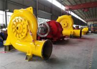 China Francis Type 500kw Water Turbine Generator In Hydro Power Plant Yellow Color for sale