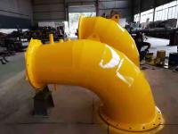 China Francis Type 500kw Water Turbine Generator In Hydro Power Plant Yellow Color for sale