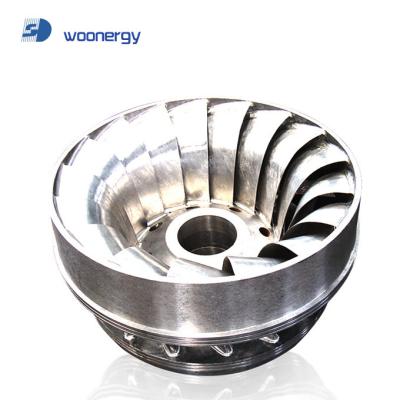 China Hydro Turbine Runner Customized Adjustable Blade Dimensions 200kw 10mw Power Range for sale
