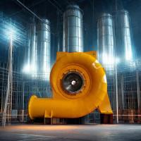 China Automatic Control Francis Turbine Generator with Rated Water Head 20m-300M / Rated Efficiency 90%-96% for sale