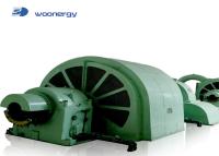 China 100KW-70MW Pelton Hydro Turbine , Pelton Water Wheel Generator Low Noise for sale