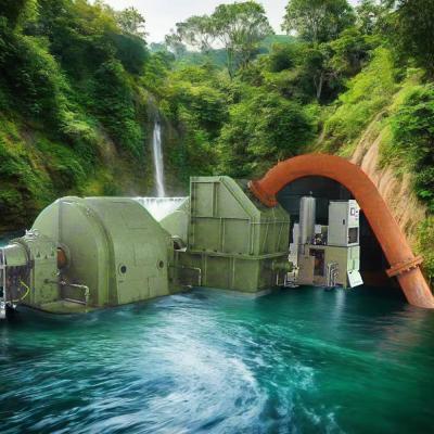 China High Efficiency 90-96% with Stainless Steel Runner Pelton Turbine Power Generator for sale
