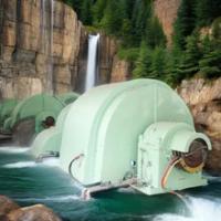 China Voltage IP54 Pelton Hydraulic Turbine Generator Stainless Steel Cast Iron 500-3000r/min Speed Range for sale