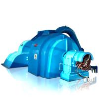 China Heavy Duty Pelton Wheel Turbine Generator Stainless Steel 6-10kV Rated Voltage 500-3000r/min Speed for sale