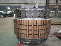 China 100-1000A Rated Current Air / Oil Cooled Cast Iron / Stainless Steel Pelton Type Turbine Generator for sale