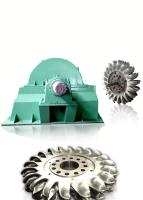China Head Pelton Turbine For Hydro Power Plant Capacity 5-50t Rated Frequency 50/60Hz Brushless Or Thyristor Excitation Mode for sale
