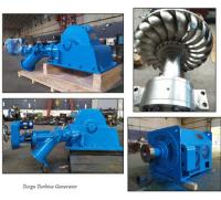 China Micro 200kw Turgo Turbine Generator 15m-300m Water Head  For Hydro Power Plant for sale