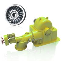 China Stainless Steel Turgo Turbine Generator Vertical / Horizontal Installation 200kW-30MW Power for sale