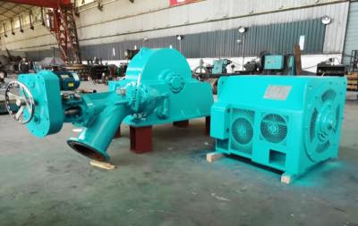 China Stainless Steel Turgo Turbine Generator with 50-400m Rated Head for 220V-11000V Applications for sale