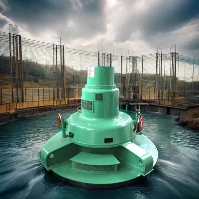 China Stainless Steel Kaplan Hydro Turbine Generator 220-11000V Rated Voltage 100-1500r/min Speed for sale