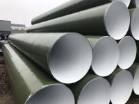 China Spiral Welded Steel SSAW Pipe / Steam And Low Pressure Liquid Pipeline for sale