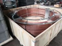 China SS Tube Aluminum Fin Heat Exchanger Efficiency 90% For Hydropower Station for sale