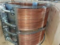 China SS Tube Aluminum Fin Heat Exchanger Efficiency 90% For Hydropower Station for sale