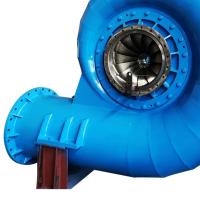 China Brush Excitation Mode Water Turbine Generator With Horizontal Installation Method for sale