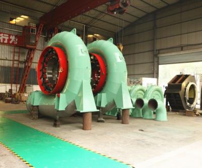 China Customized Air Cooled Water Turbine Generator with Stainless Steel Runner 450-1000 RPM for sale