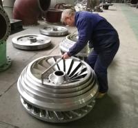 China Customized Air Cooled Water Turbine Generator with Stainless Steel Runner 450-1000 RPM for sale