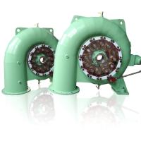 China 450 - 1000rpm Water Turbine Generator Vertical/Horizontal Installation 220V-690V Voltage for sale
